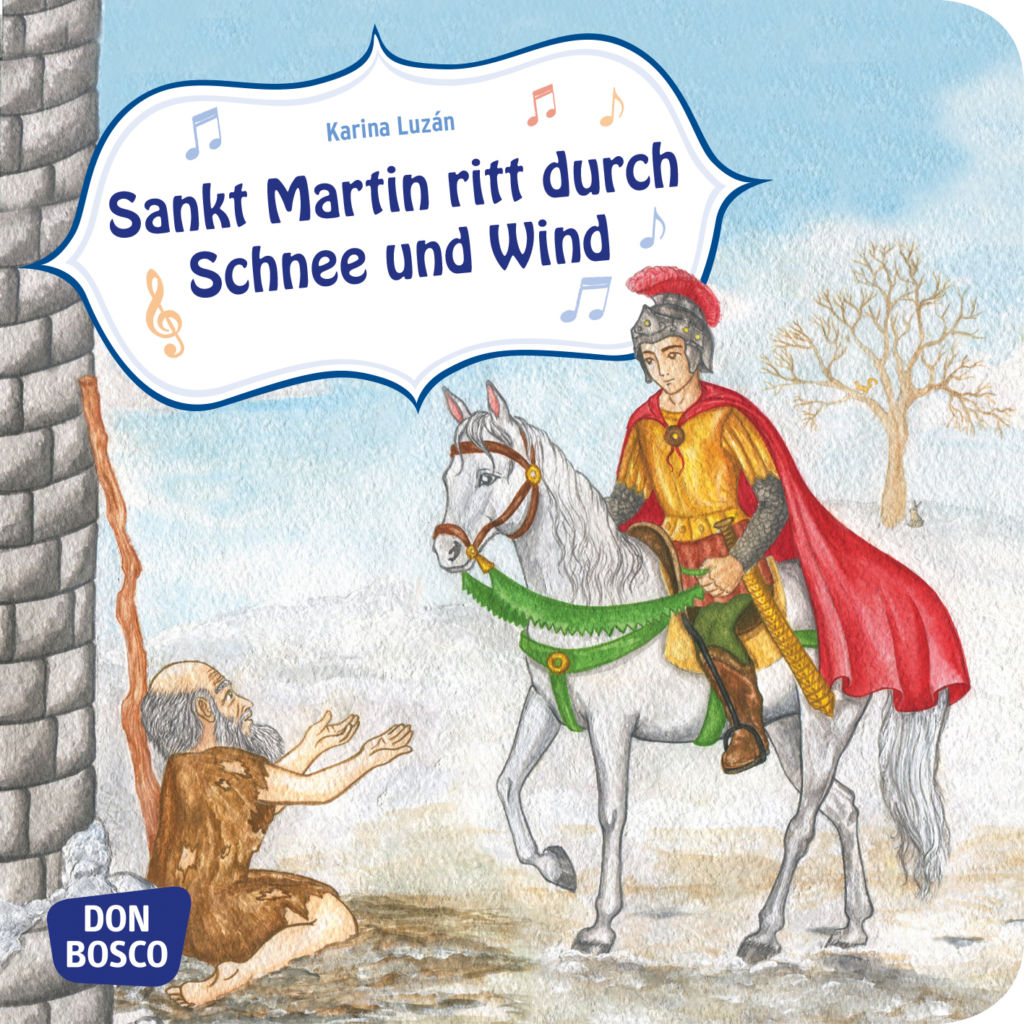 Sankt Martin ritt durch Schnee und Wind – Mini-Bilderbuch ...